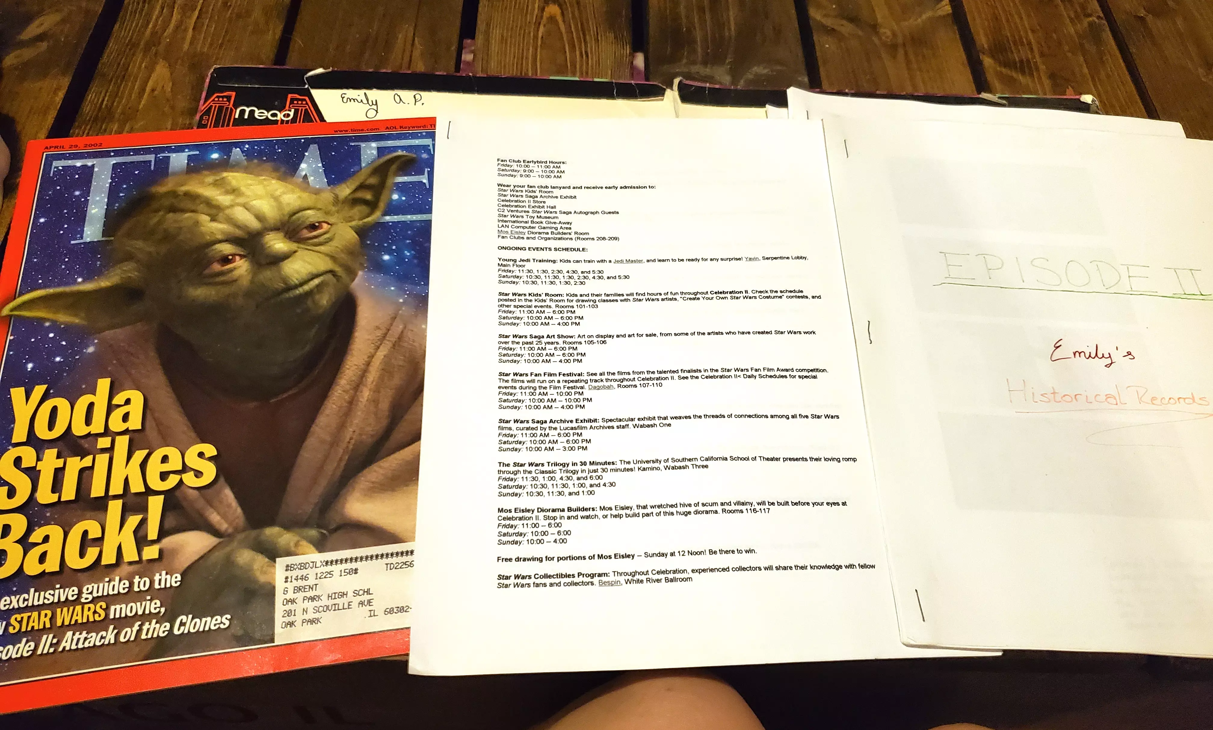 นี่คือสมุดเรื่องที่สนใจของ Star Wars ที่ฉันทำตอนเป็นวัยรุ่น 10031_4