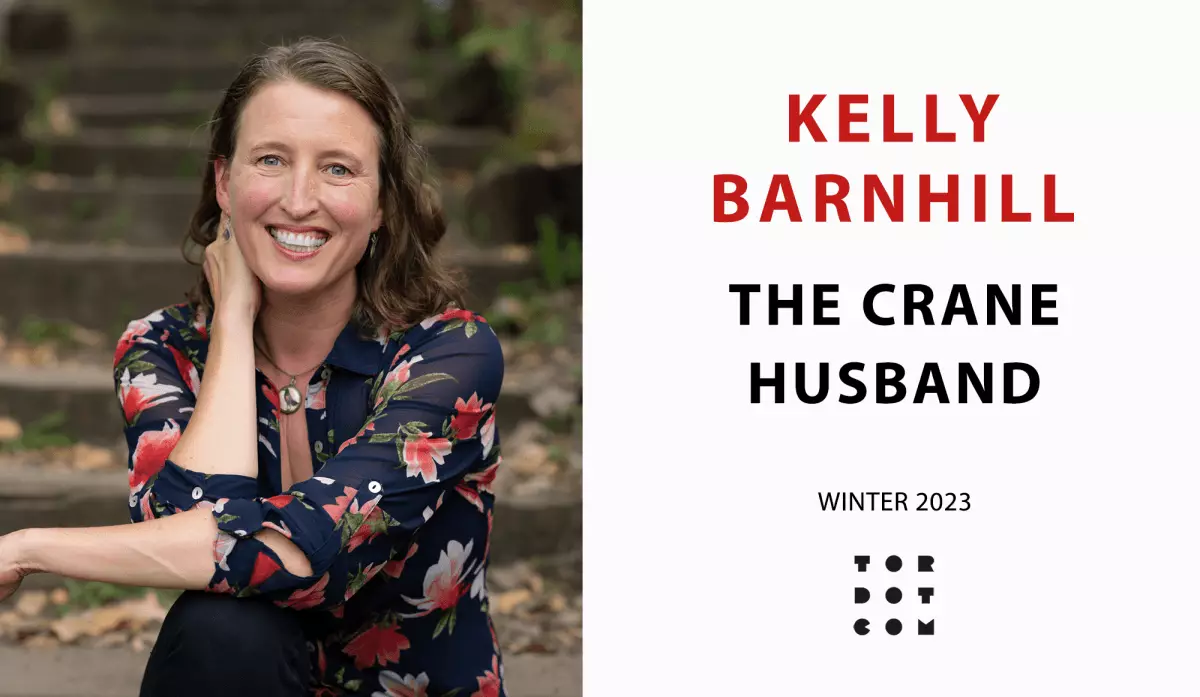 An Old Story Newly Woven: Anuncing The Crane Husband Kelly Barnhill-en eskutik