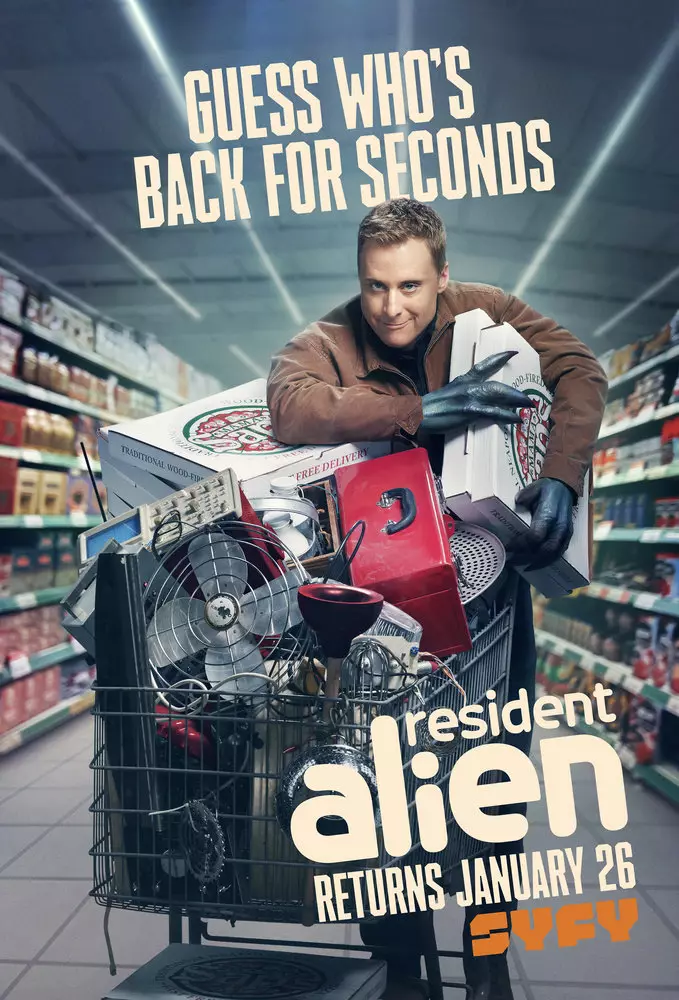 Resident Alien'ın 2. Sezonu Bu Ocak'ta Kafa Karıştırıcı Bir Dağıtım Programıyla Geri Dönüyor 10272_1
