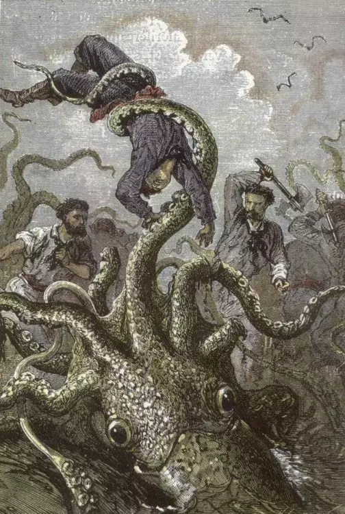 Podívejte se na originální ilustrace z Voyages Extraordinaires Julese Verna