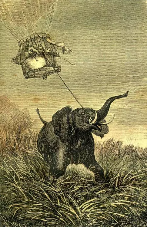 Tingnan ang Mga Orihinal na Ilustrasyon Mula sa Mga Extraordinaires ng Paglalayag ni Jules Verne 10470_1