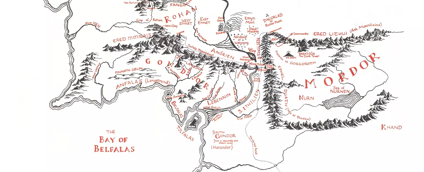 Celebrando o legado cartográfico de Christopher Tolkien