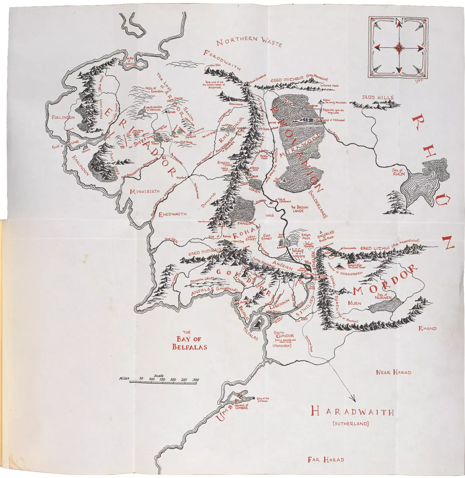 Ayẹyẹ Christopher Tolkien's Cartographic Legacy 10492_1