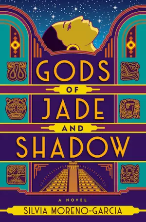 Jade နှင့် Shadow အတွက် နတ်ဘုရားများ၊ အဖုံး၊ Silvia Moreno-Garcia