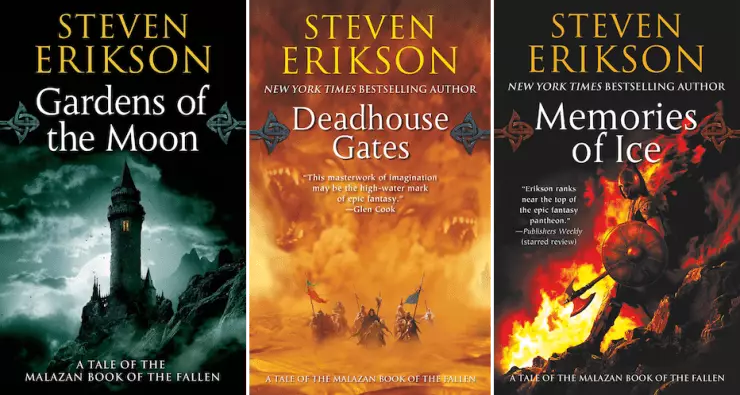 விரிவான SFF தொடர் 9+ புத்தகங்கள் Malazan Book of the Fallen