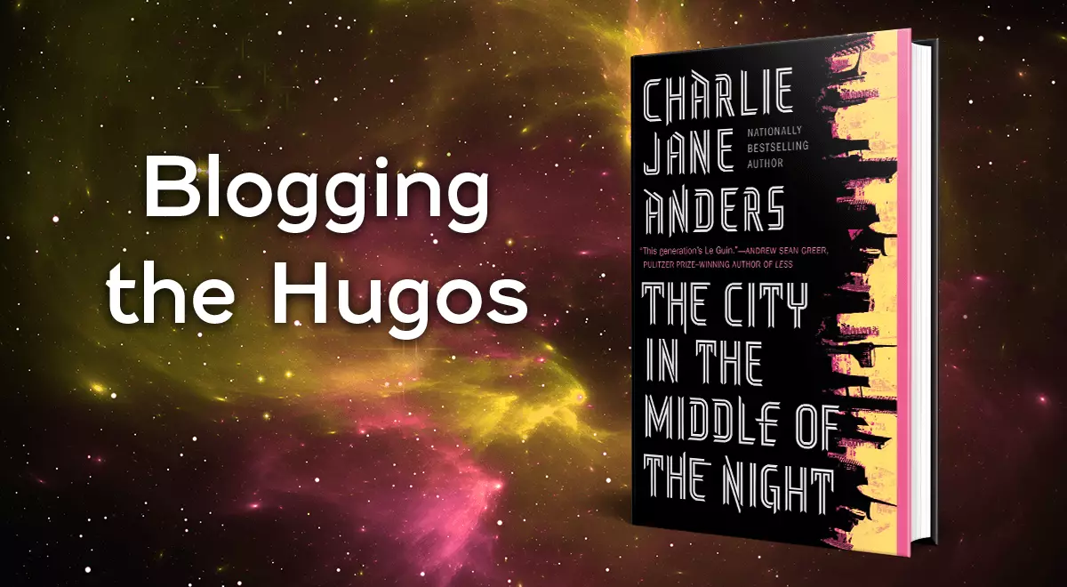 Hugo Spotlight: Ọbịbịa nke Age na World Alien na Charlie Jane Anders Obodo dị n'etiti abalị
