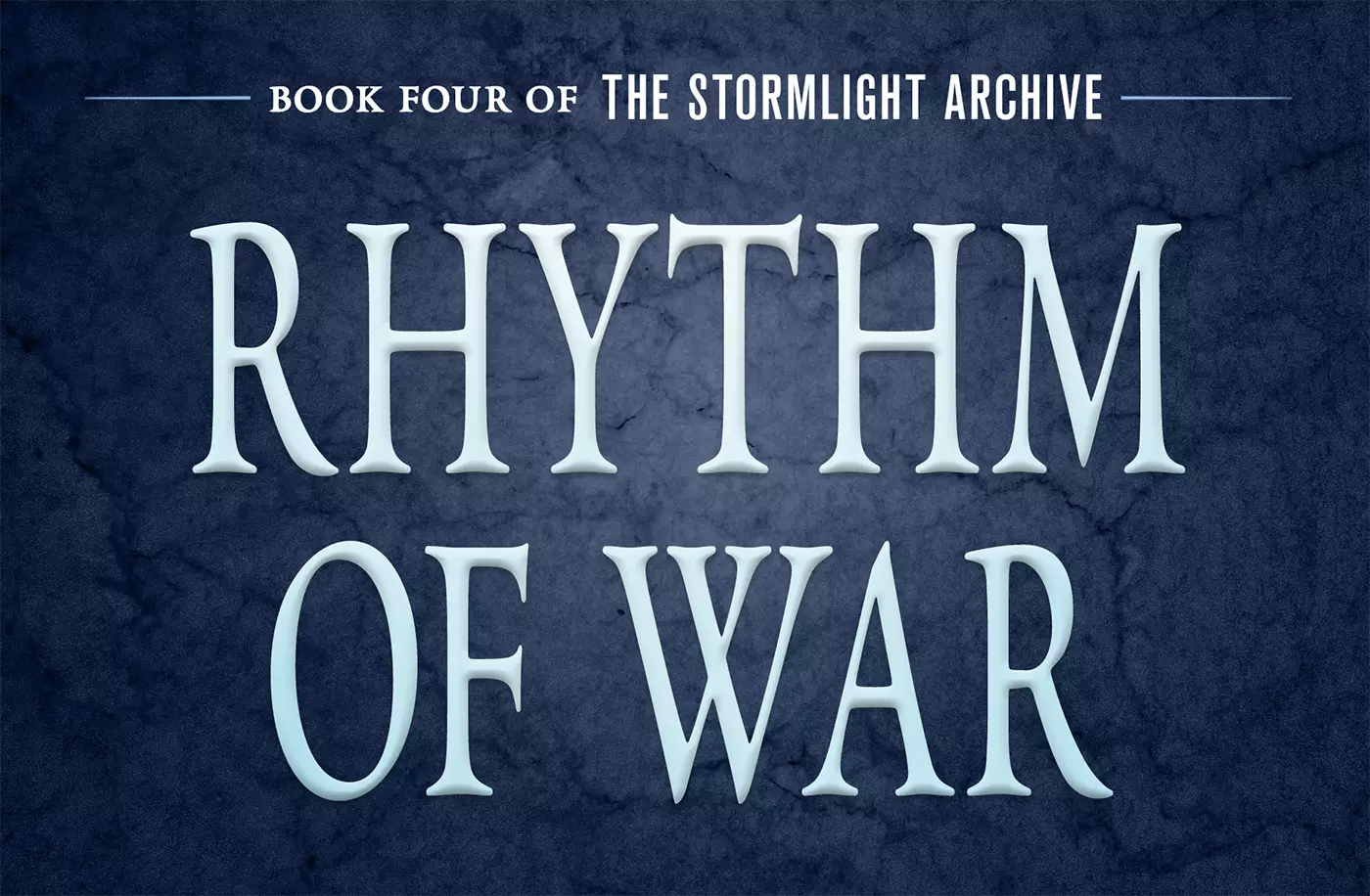 Le livre d'archives Stormlight de Brandon Sanderson 4 est maintenant officiellement: Rhythm of War