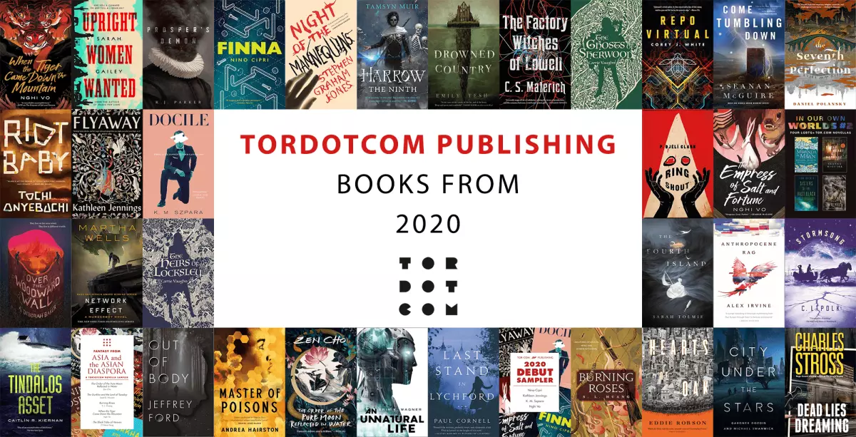Todos os livros da Tordotcom Publishing de 2020