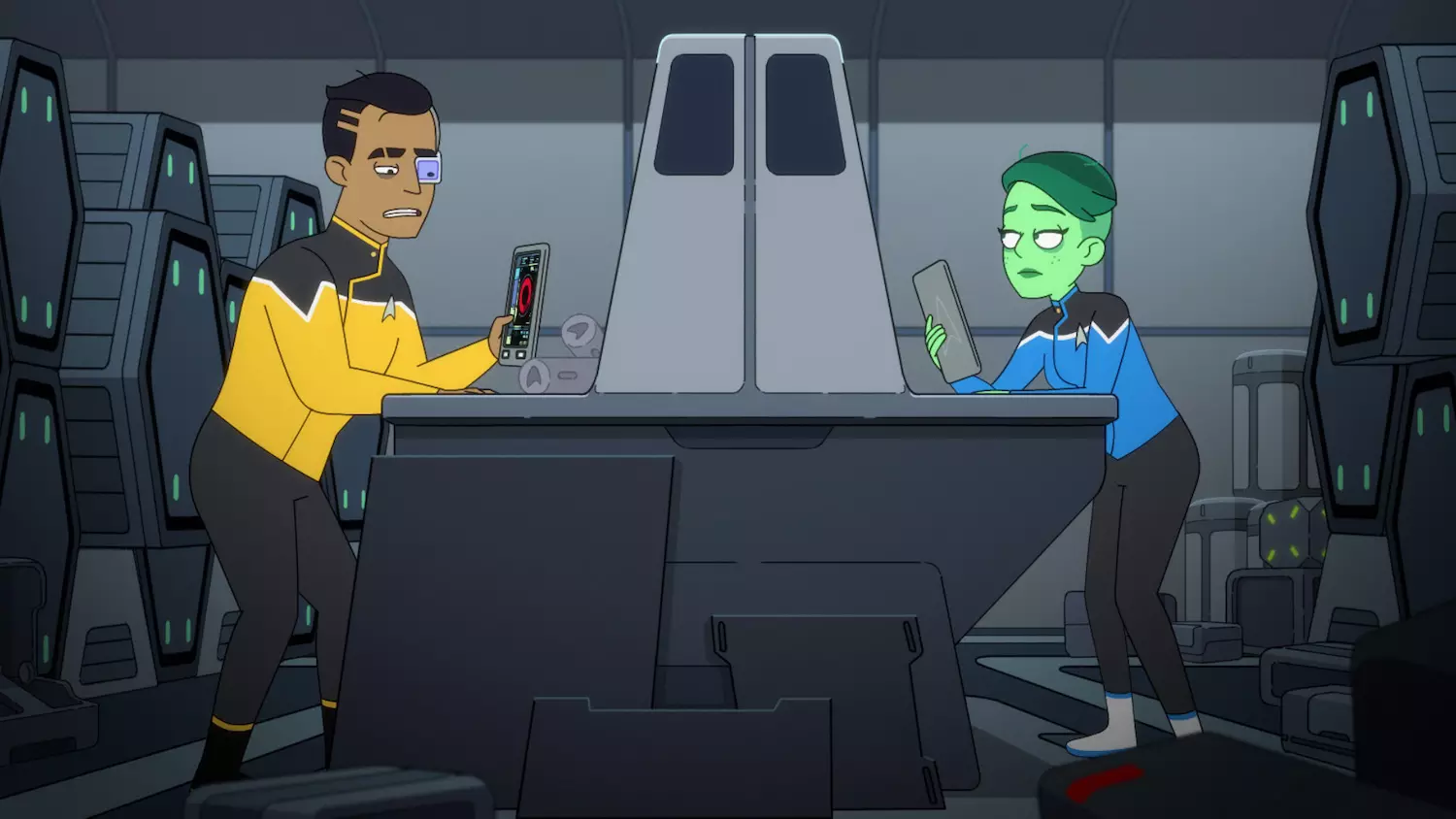 “Niemand kan jou keer om vrylik te praat nie!” - Star Trek: Lower Decks: 