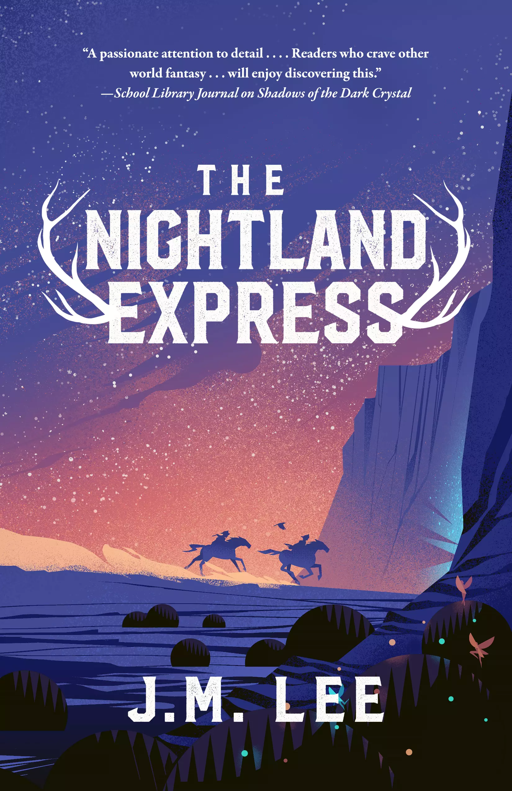 Un portal máis aló do Pony Express: consulta a portada de The Nightland Express de J.M. Lee 11671_1