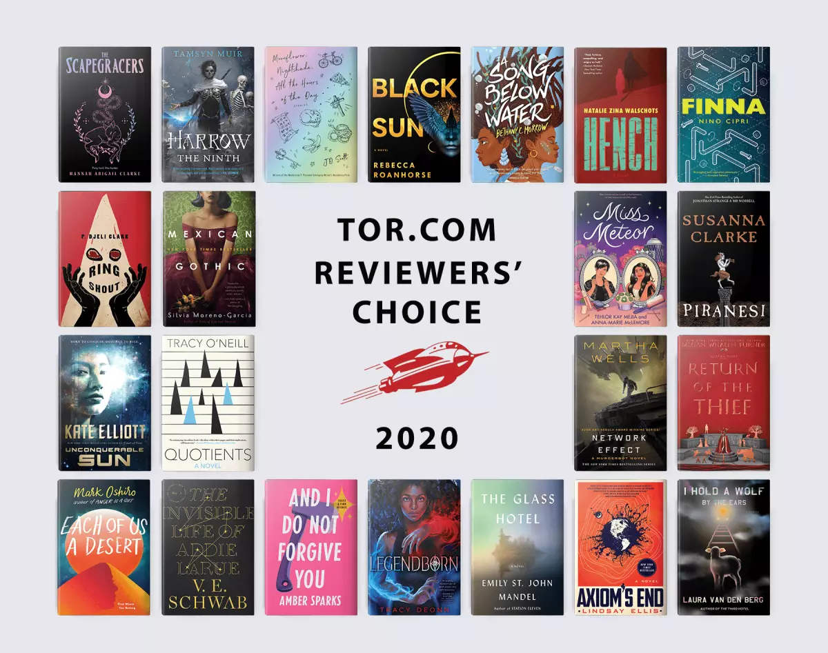 Tor.com-resensentekeuse: die beste boeke van 2020