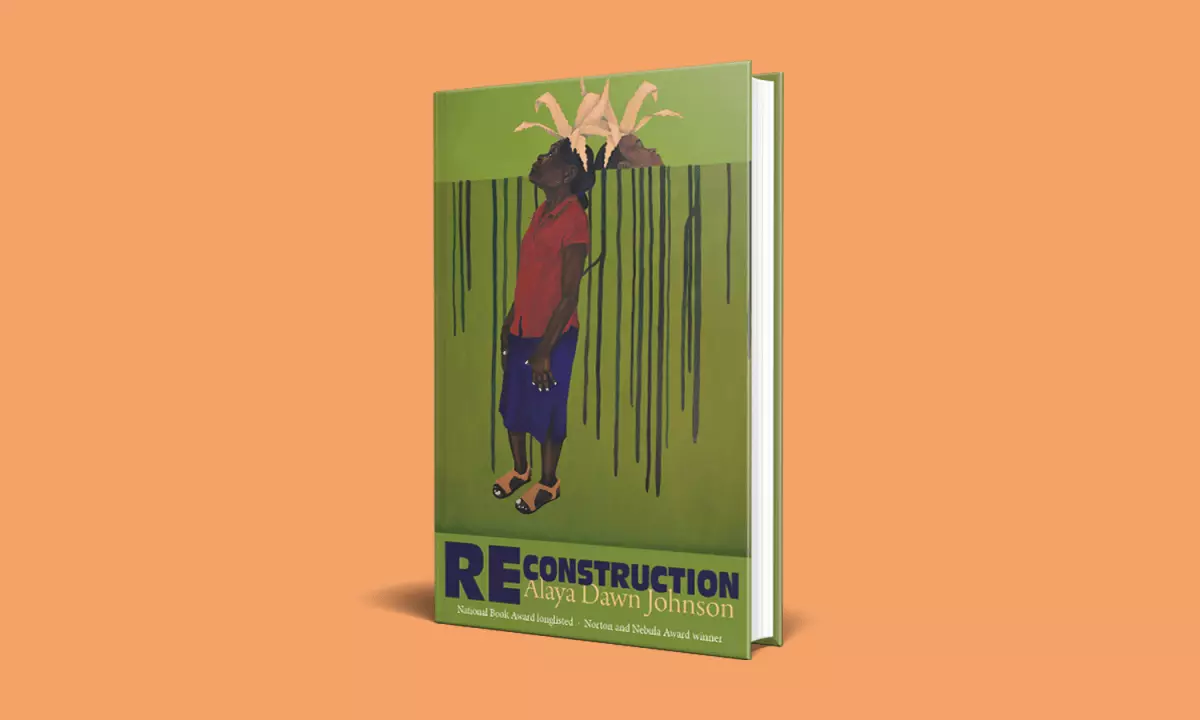 Liest en Auszuch aus dem Alaya Dawn Johnson senger "Rekonstruktioun"