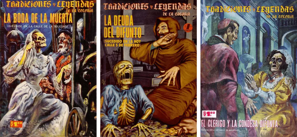 Trumpa Meksikos siaubo komiksų istorija