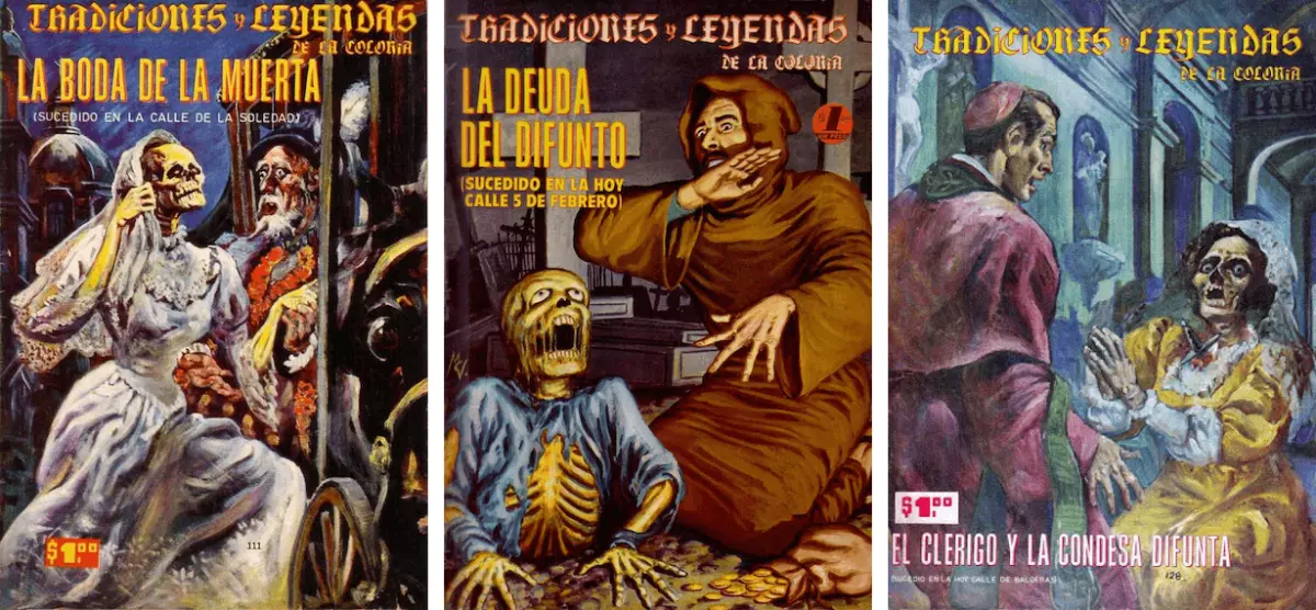 Nhoroondo Pfupi yeMexican Horror Comic Books