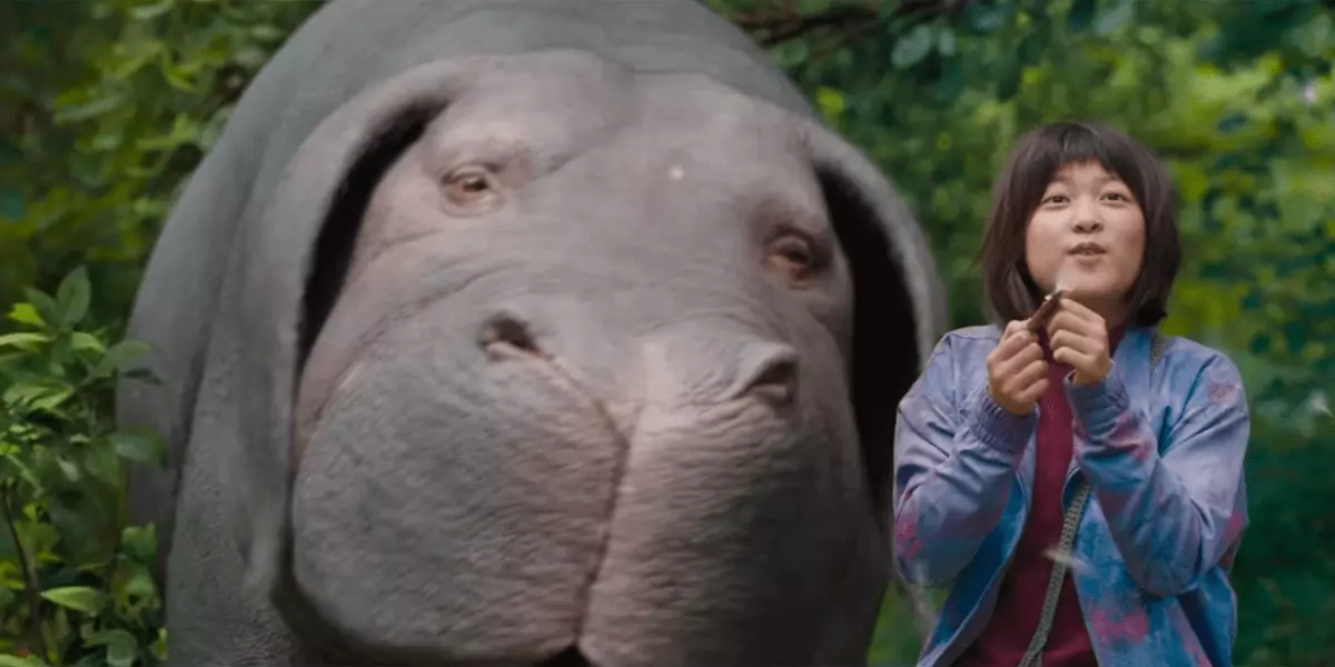 "All Edible, ausser de Squeal": Sprooch a Kraaft am Bong Joon-ho's Okja