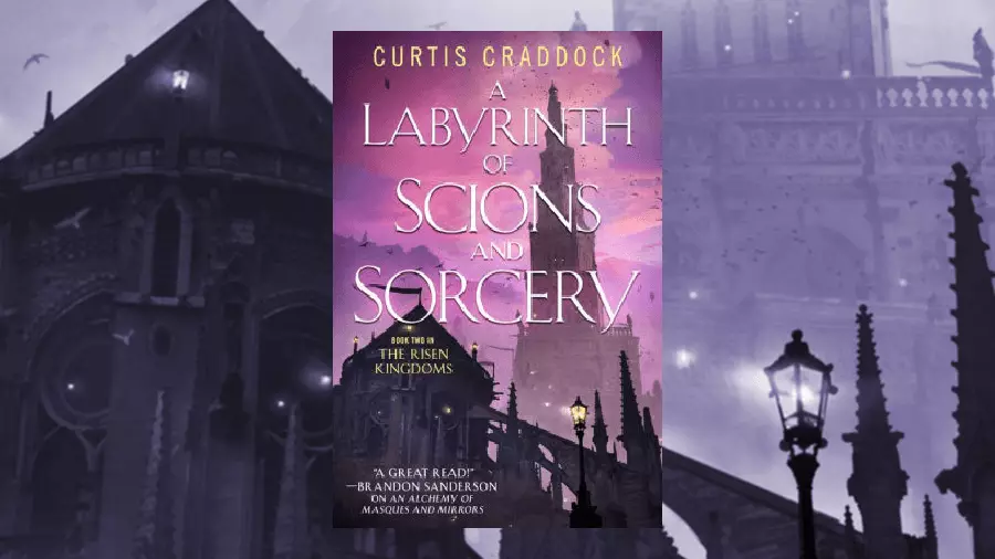 Swashbuckling Fantasy tare da Dabarar Siyasa: Labyrinth na Sions da Sihiri na Curtis Craddock