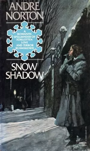 Gihatag ni Andre Norton ang Romantikong Suspense sa usa ka Whirl sa Snow Shadow