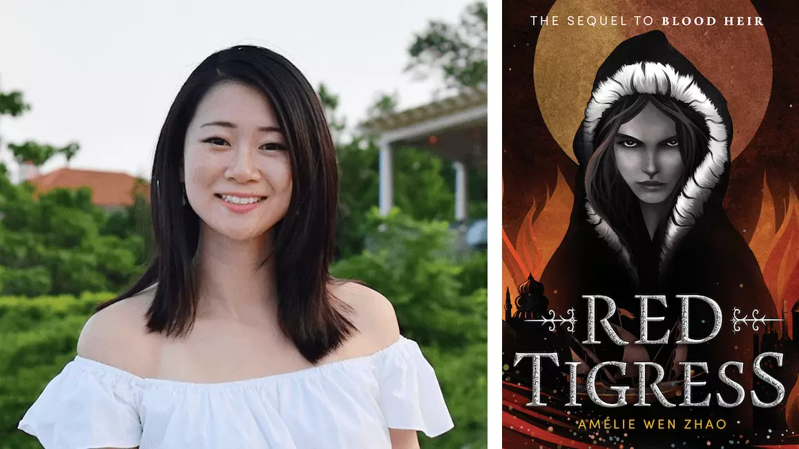 Peržiūrėkite Amélie Wen Zhao „Raudonojo tigro“ viršelį