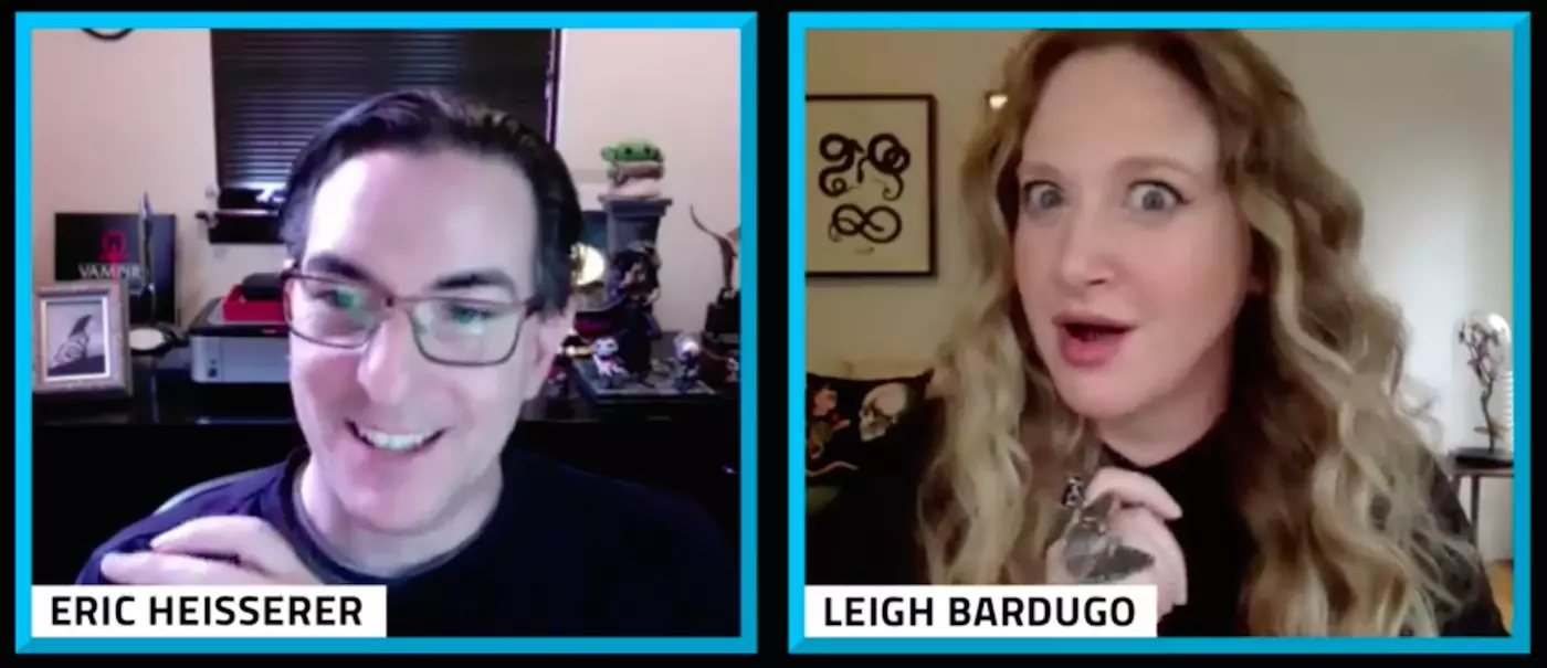 Leigh Bardugo iyo Showrunner Eric Heisserer Hadhka iyo Lafaha Hadalka