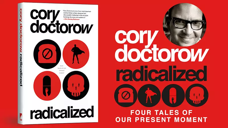 Veja Cory Doctorow em turnê para Radicalized!