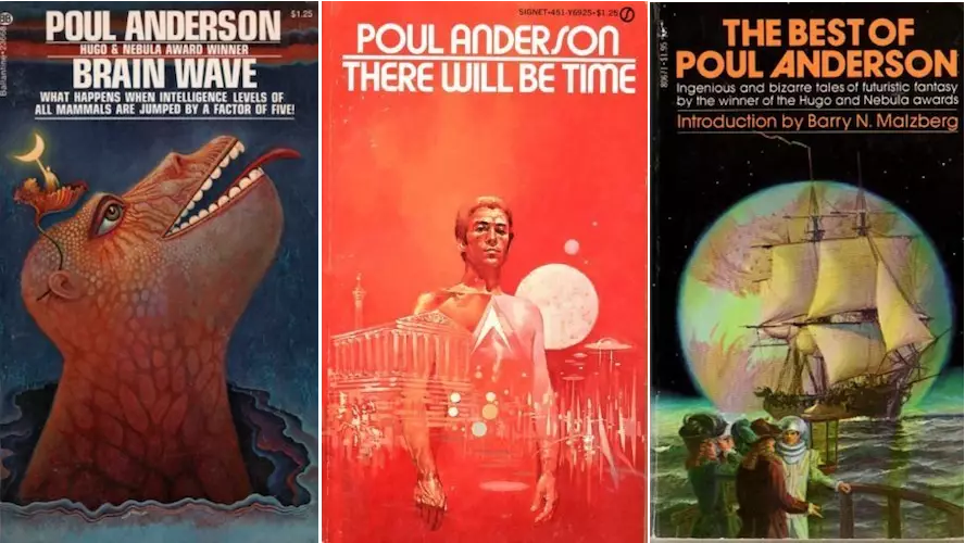 អបអរសាទរ Poul Anderson ជាមួយនឹងការងារដែលចូលចិត្តចំនួនប្រាំ