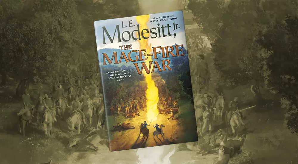 Bala Likhaolo Tse Tharo Tsa Pele tsa L.E. Modesitt Jr.'s The Mage-Fire War