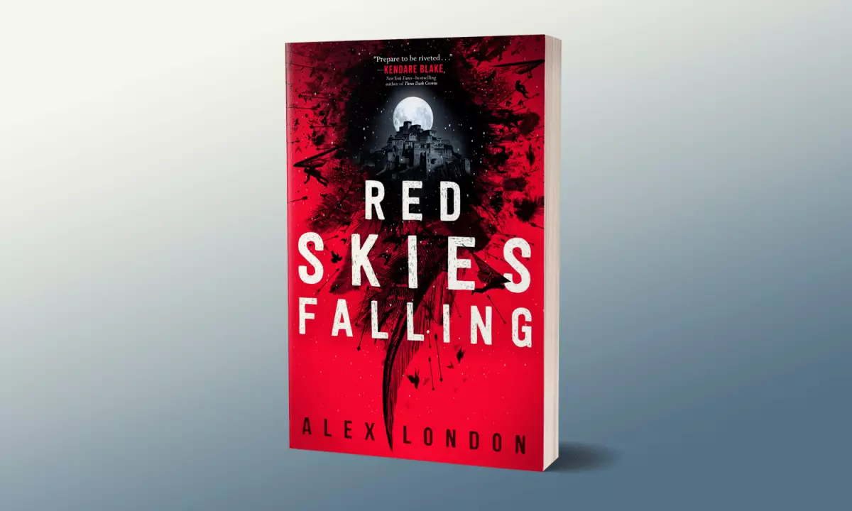 Đọc một đoạn trích từ bầu trời đỏ sụp đổ của Alex London