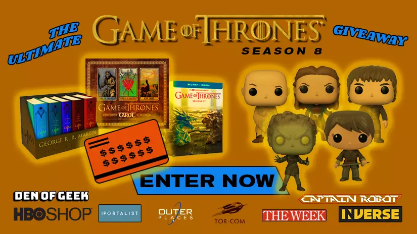 Участвайте, за да спечелите награден пакет от $1000 за Game of Thrones Season 8 преди 16 април