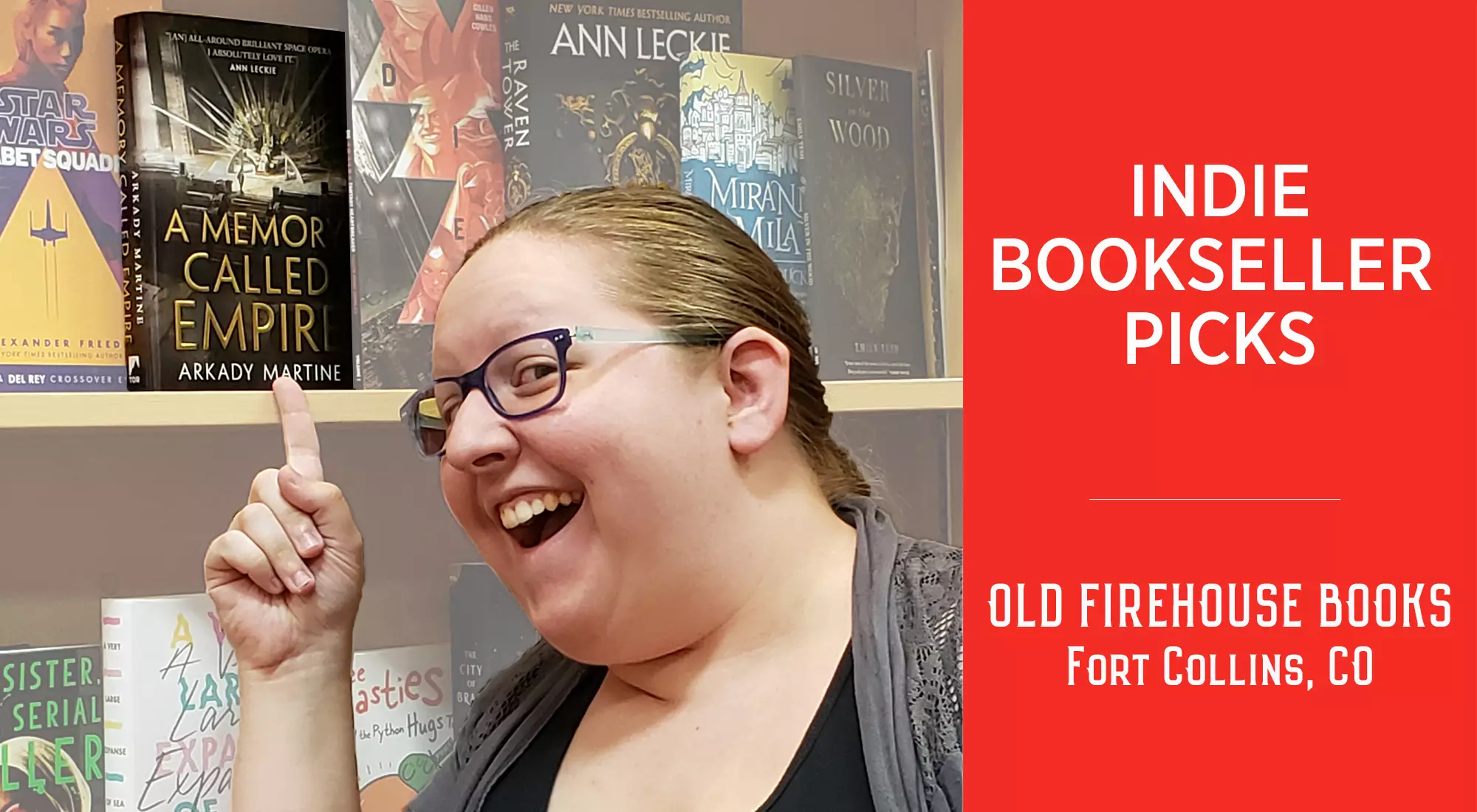 Sci-Fi & Fantasy Indie Bookseller Picks: Old Firehouse Books muFort Collins, CO