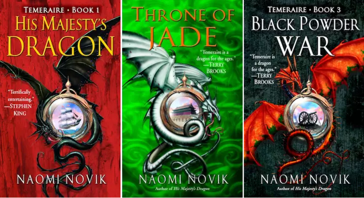 seria SFF extinsă 9+ cărți Temeraire Naomi Novik