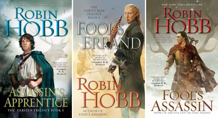 ຂະຫຍາຍ SFF ຊຸດ 9+ ປຶ້ມ Realm of the Elderlings Robin Hobb