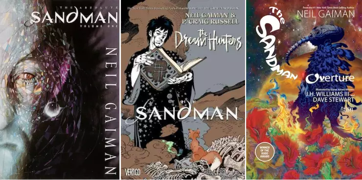 обширная серия SFF 9+ книг Sandman Neil Gaiman