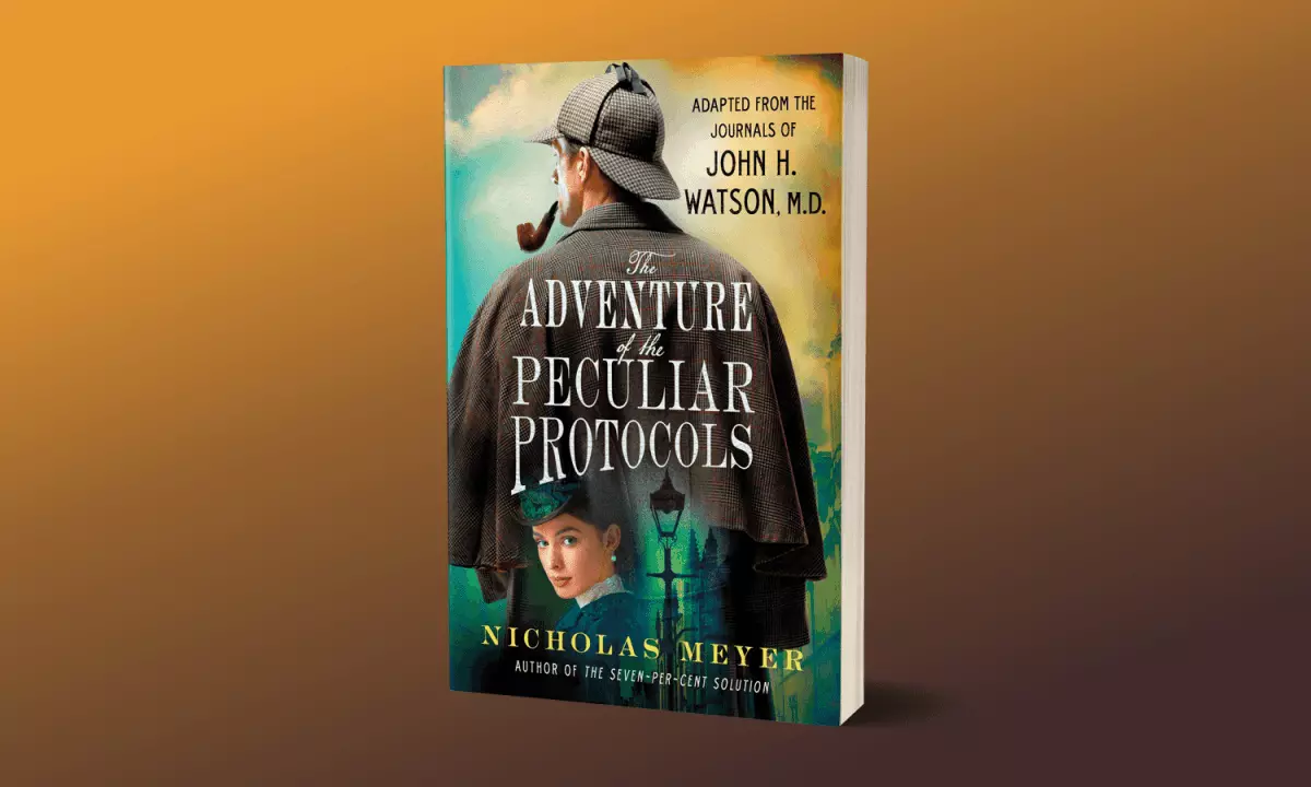 Nicholas Meyer ar Sherlock Holmes Ag Dul i nGleic le Hoaxes Real-Saol in The Adventure of the Peculiar Protocols