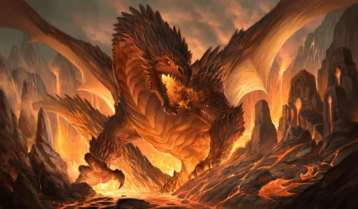पश्चिमी साहित्य भरि ड्रेगनहरूको इतिहास
