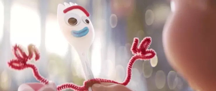 Forky in Toy Story 4