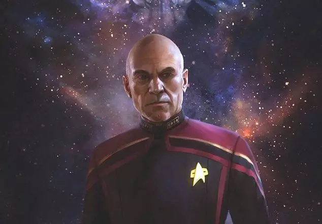 Uniform Admiral ọhụrụ nke Jean-Luc Site na Star Trek: Picard pụtara Flashbacks na-abịa