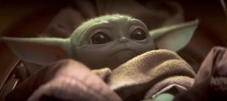ကလေး Yoda Mandalorian