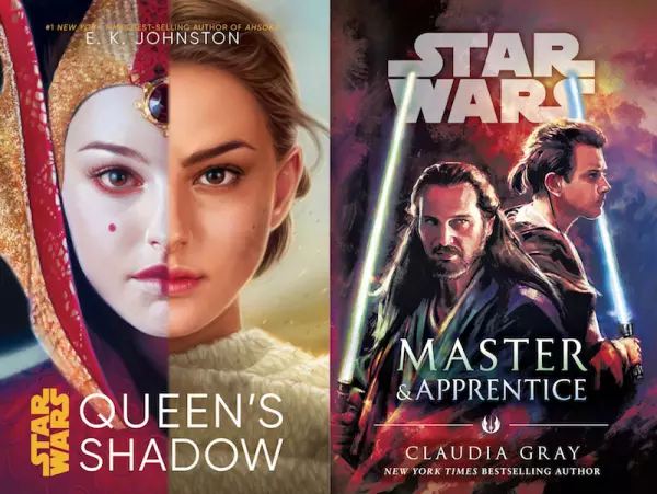 Star Wars, Queen's Shadow od E. K. Johnston a Master & Apprentice od Claudie Gray