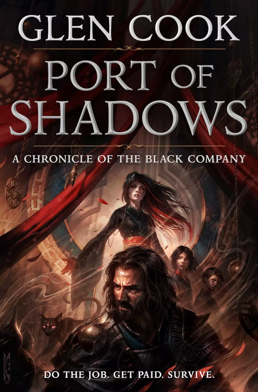 Yn datgelu Port of Shadows Glen Cook, Nofel Newydd o The Black Company 14544_1