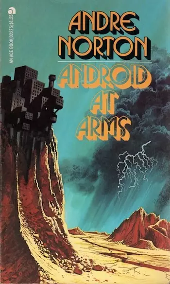 Андре Нортондун Android at Arms программасында бурулуштар жана бурулуштар