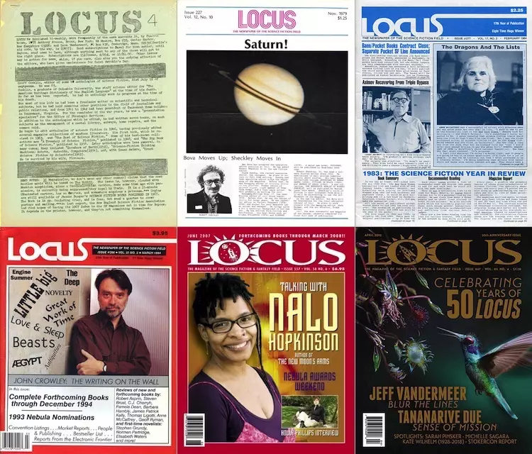 Locus Magazine の 50 周年を祝う