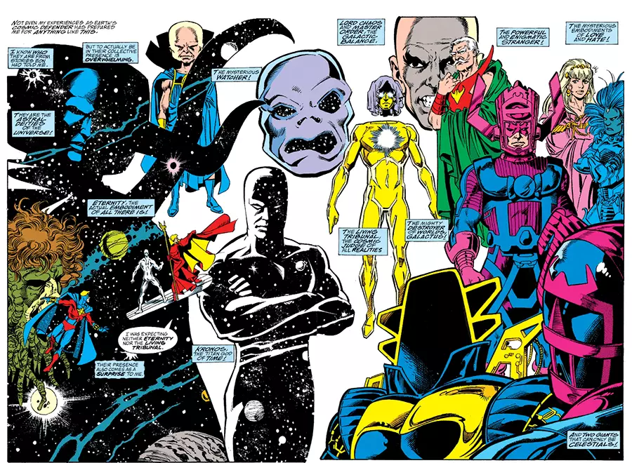 Infinity Gauntlet cosmic pantheon