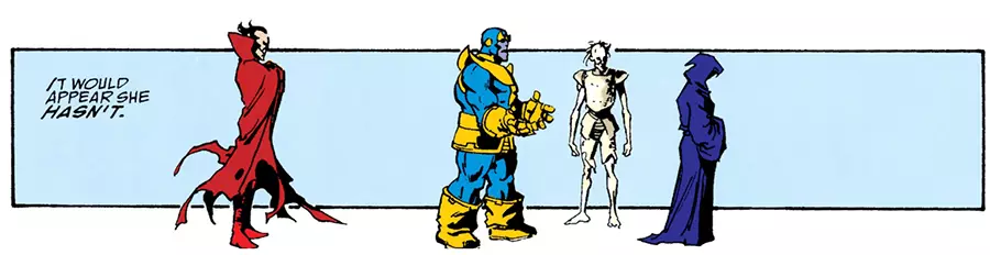 Infinity Gauntlet Death rexeita a Thanos