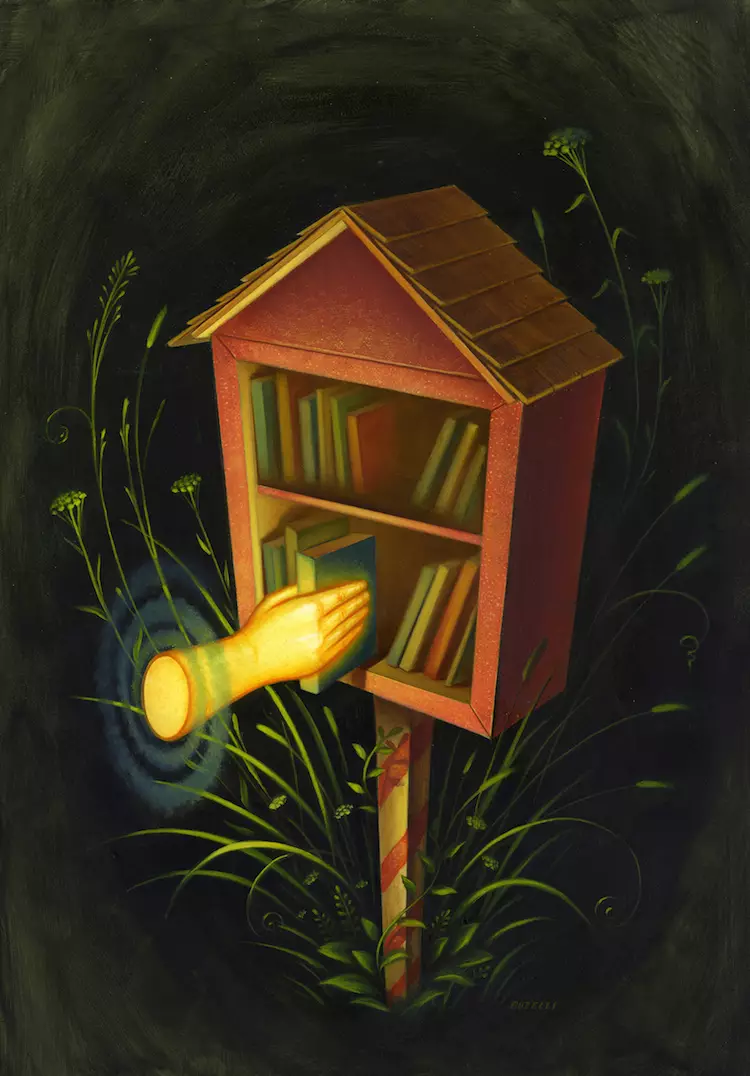 El nido de libros