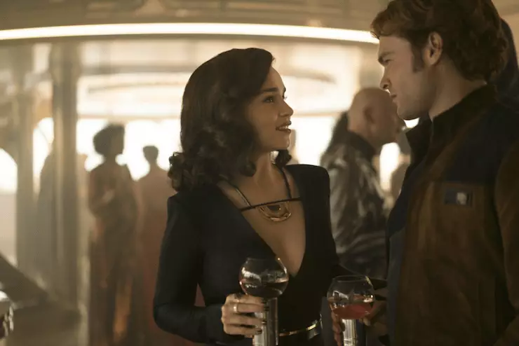 Solo: A Star Wars Story carachtair baineann sclábhaithe úinéireachta féinriail droids cearta Qi'ra Elthree L3