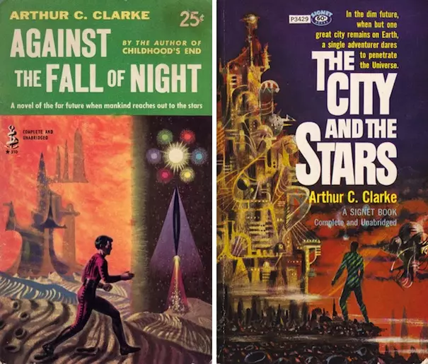 Tvær spunafúgur: The City and the Stars eftir Arthur C. Clarke og Against the Fall of Night 15201_1