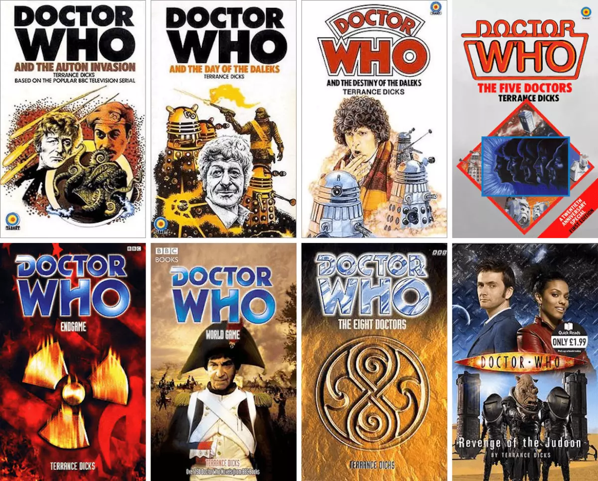 Russell T. Davies에서 Steven Moffat에 이르기까지 Doctor Who 작가는 Terrance Dicks에게 공물을 바칩니다.