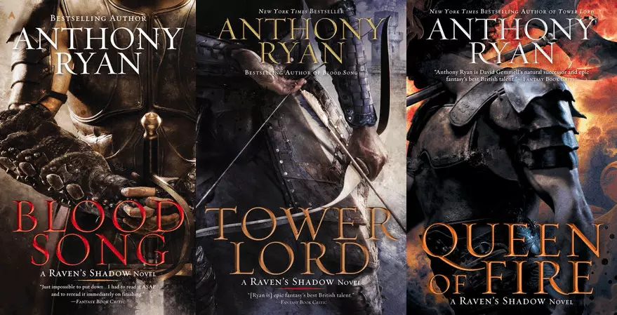 A série A Raven's Shadow de Anthony Ryan foi escolhida para a TV