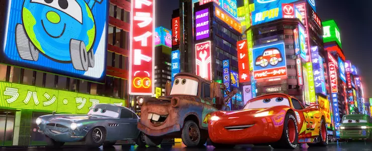 „Pixar“ pirmoji nedidelė kliūtis: automobiliai 2 15478_1