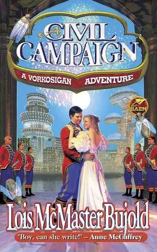 Rereading the Vorkosigan Saga: A Civil Campaign, Cover Comparison thiab Tshooj 1 15515_5